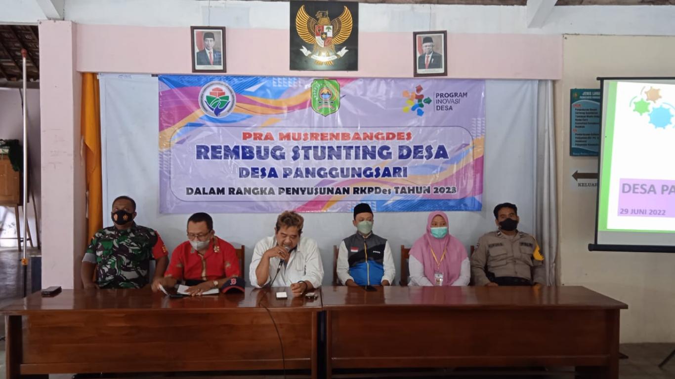 REMBUK STUNTING DESA PANGGUNGSARI TAHUN 2022 - Website Desa PANGGUNGSARI